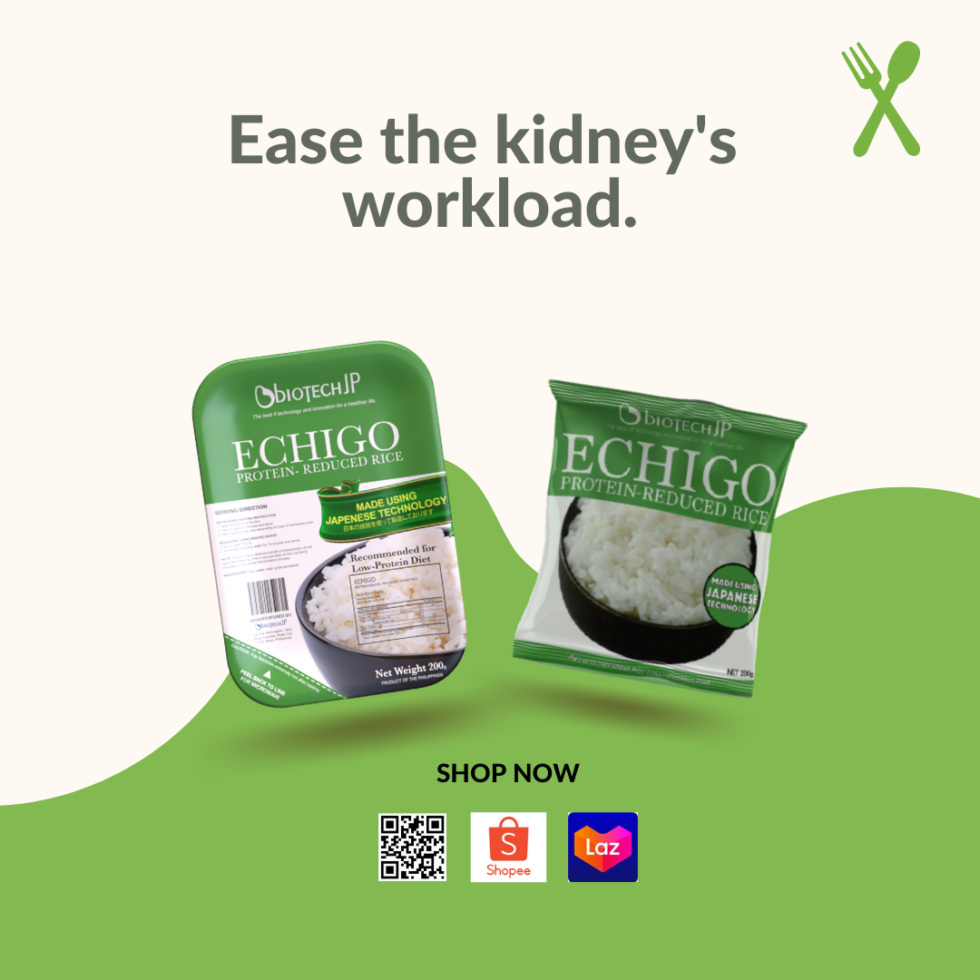Echigo - Protein Reduced Rice for CKD - BiotechJP