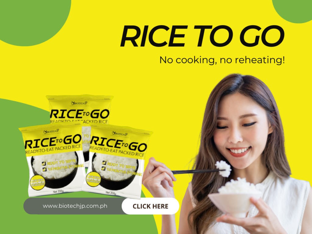 Rice To Go, Ready-to-eat Rice - BiotechJP